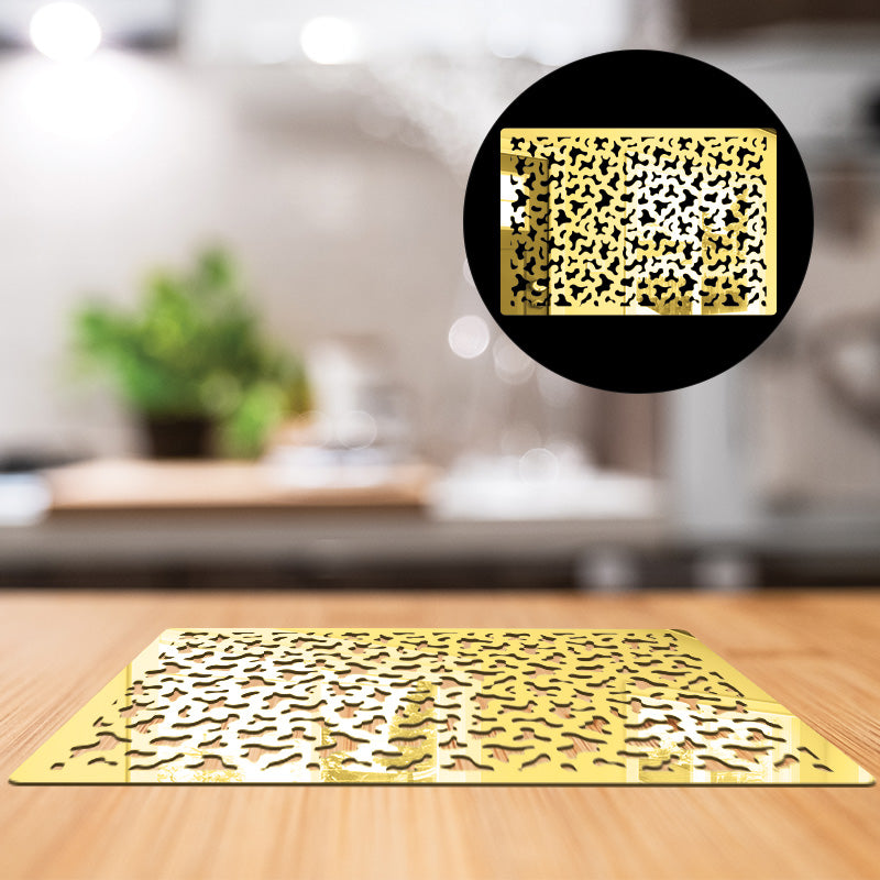 FLUID ORGANIC SHAPE, Acrylic Mirror Table Mat | FHMax.com