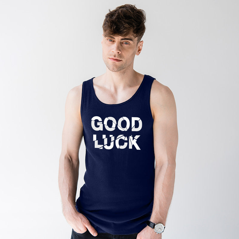 "GOOD LUCK", Men's vest | FHMax.com