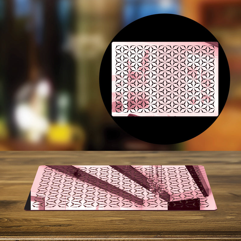 ORIENTAL STYLE, Acrylic Mirror Table Mat | FHMax.com