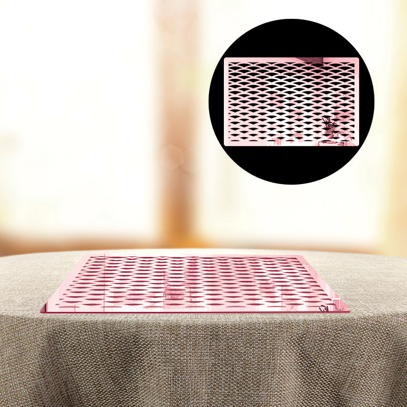ARAB PANNEL PATTERN, Acrylic Mirror Table Mat | FHMax.com