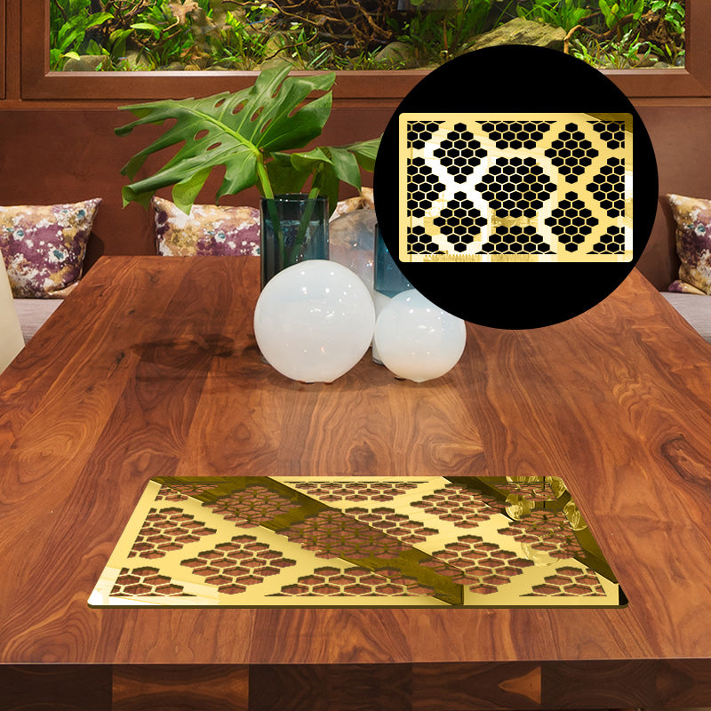 Diecut, Acrylic Mirror Table Mat | FHMax.com